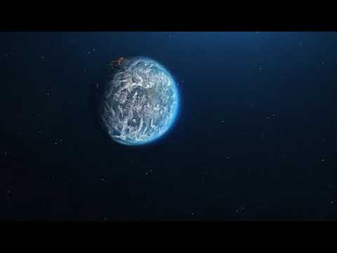Video Background Stock Footage Free ( Earth zoom out )