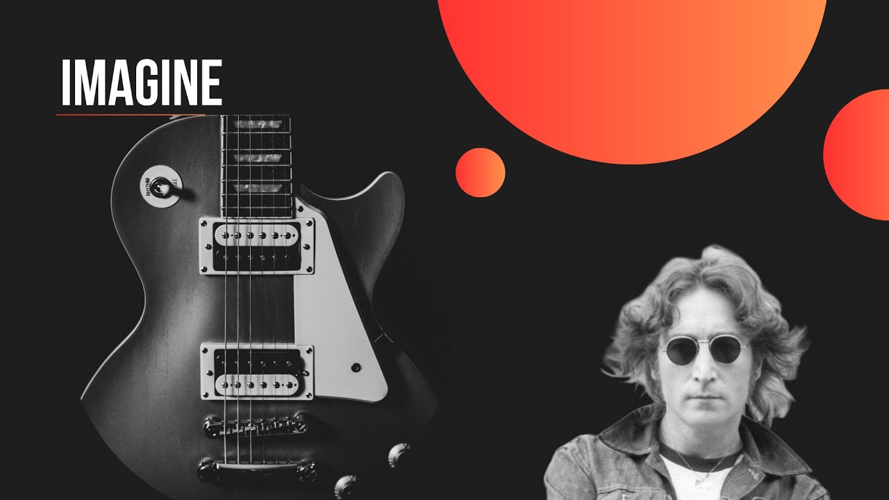 IMAGINE John Lennon simplified lesson on How to play the guitar - YouTube