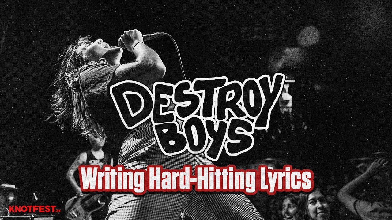 DESTROY BOYS Writing Hard-Hitting Lyrics - YouTube