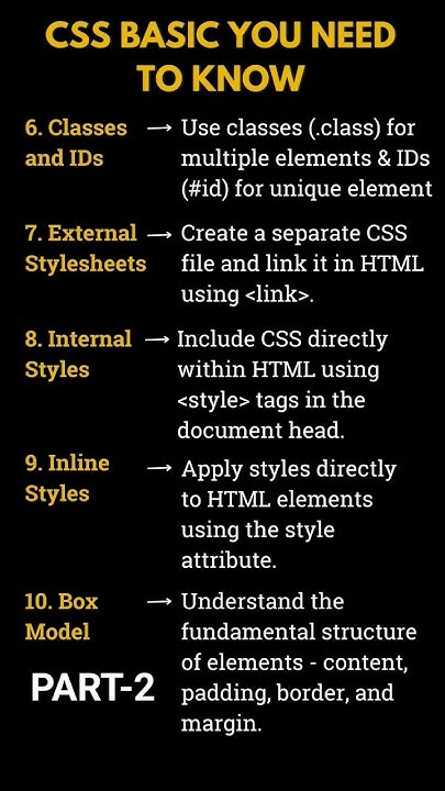 CSS Basic You Need To Know | CSS | DevOm #css3 #html #information #html5 #viral #tutorial # ...