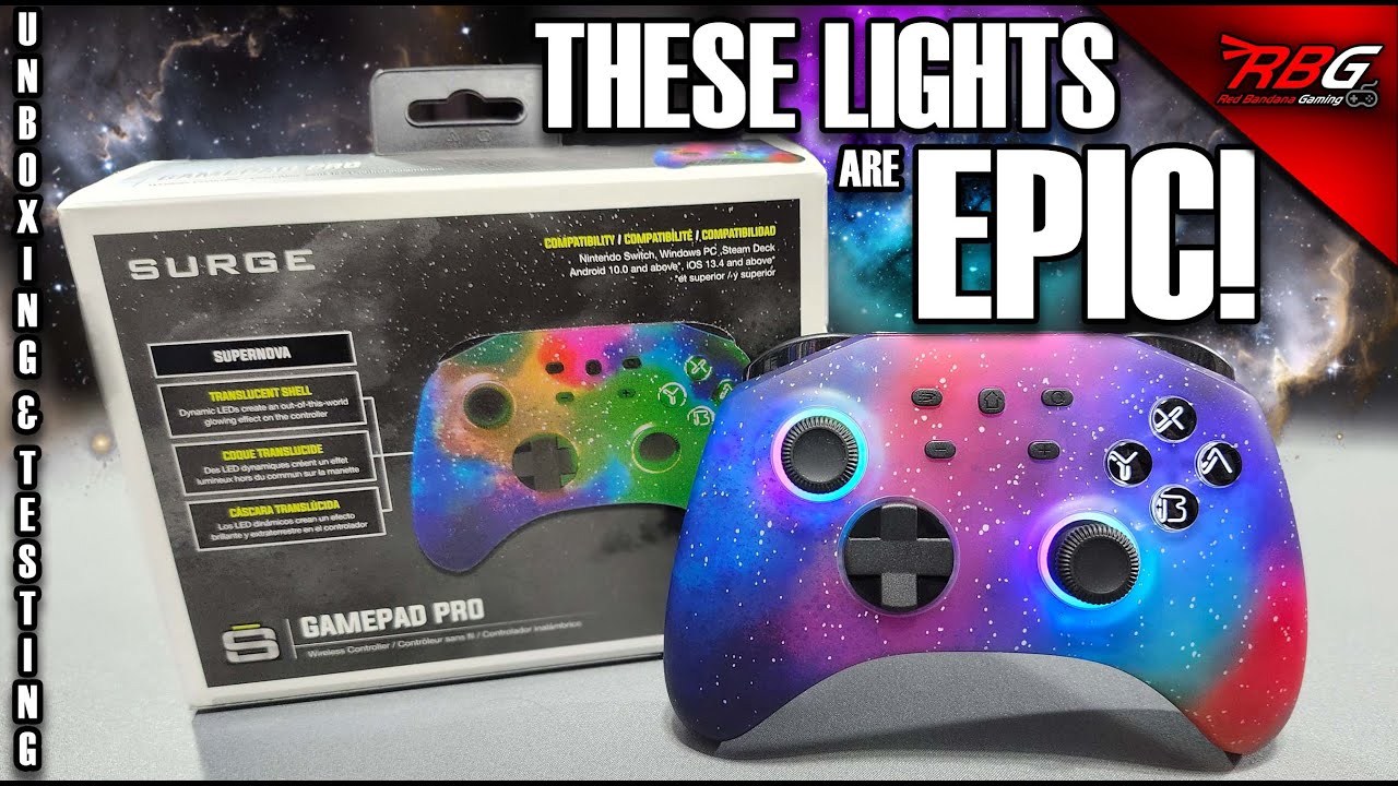 Unboxing & Testing the Surge Gamepad Pro Wireless Controller ...