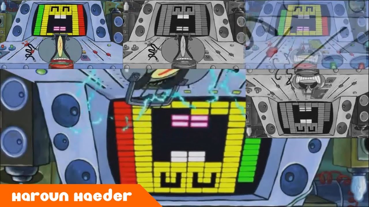 Plankton Gets Electrocuted by SpongeBob's Laugh Sparta Remix Kantapapa ...
