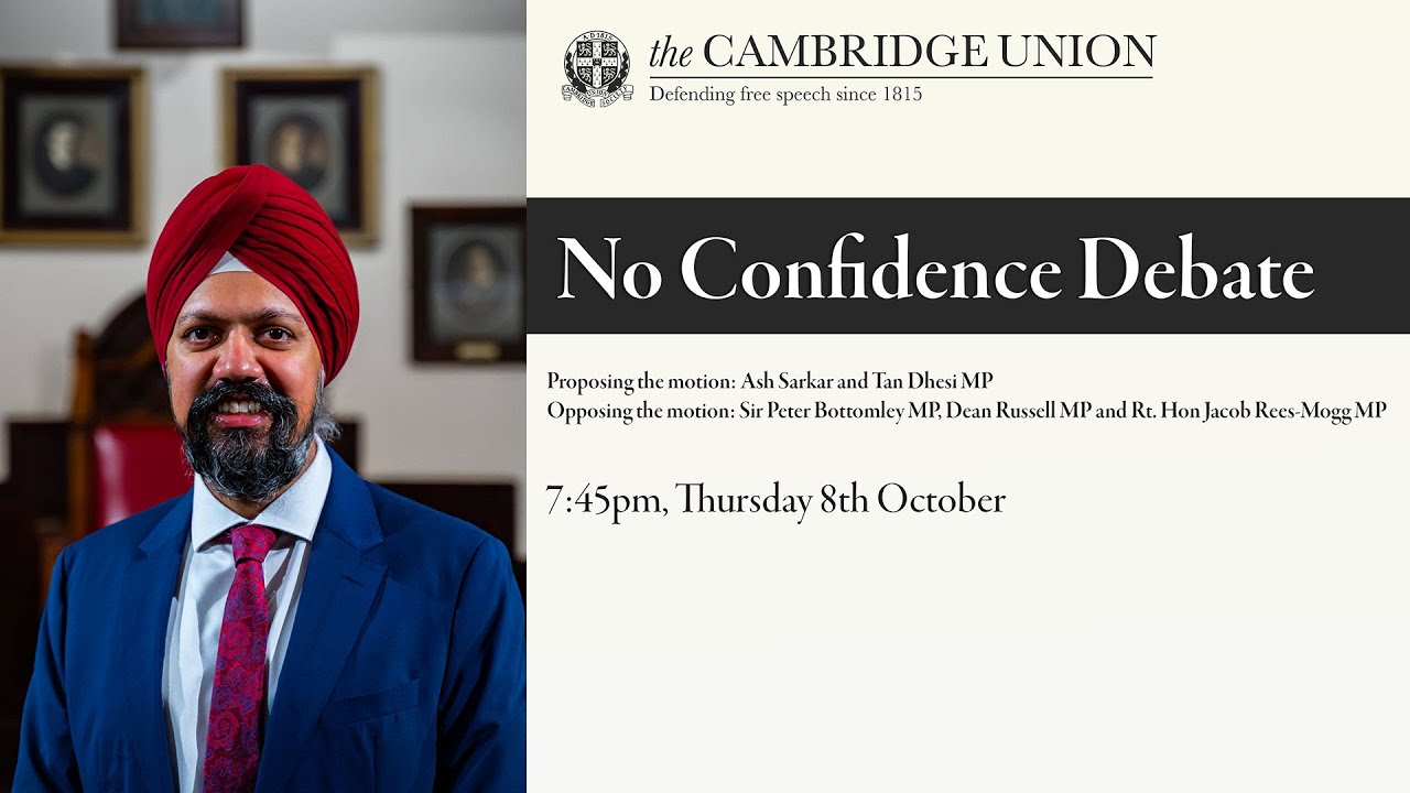 Tan Dhesi MP | THH No Confidence in Her Majesty's Gov't | Cambridge ...