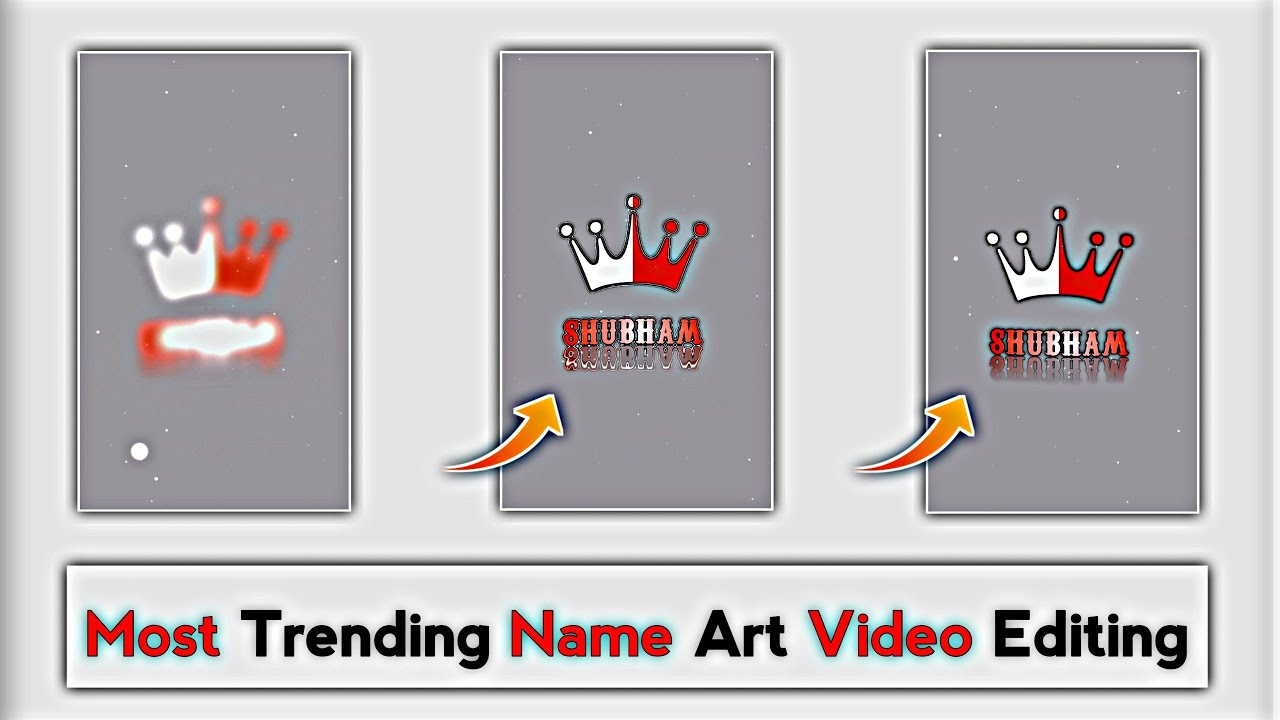 Instagram Most Trending Name Art Video Editing Alight Motion || Name ...