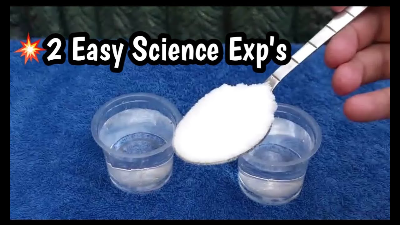 2 Easy Science Exp's /Salt & Water Exp /NailPolish Exp - YouTube