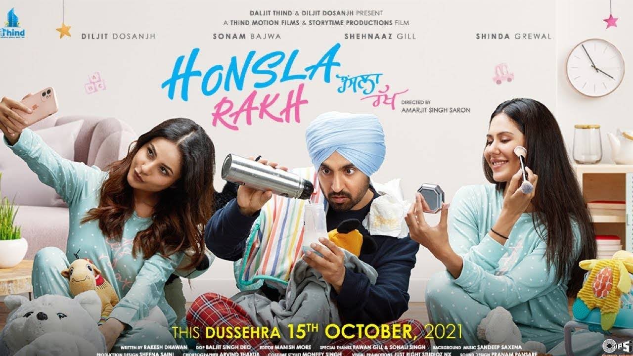 Download Full HD 4k 8k Honsla Rakh Trailer Diljit Dosanjh, Sonam Bajwa ...