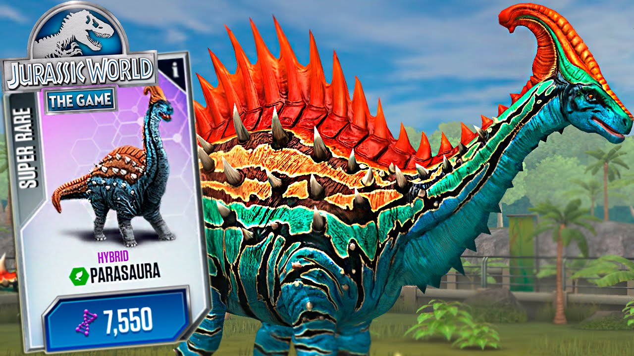 NEW HYBRID PARASAURA MAX LVL (40)! - Jurassic World The Game - HD - YouTube