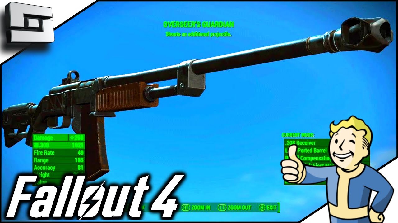 Fallout 4 Gameplay - OVERSEER'S GUARDIAN! Ep 42 - YouTube