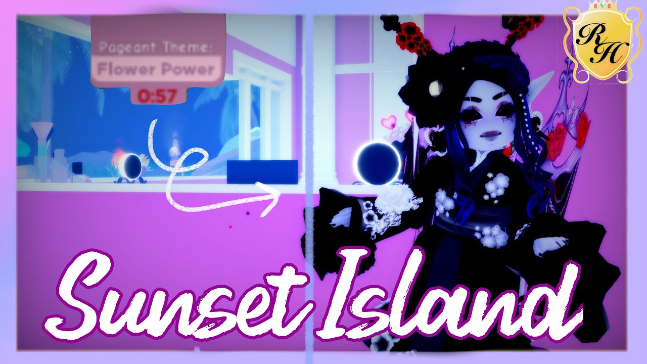 Sunset Island But I Dress Gothic Every Round! | Roblox Royale High ...