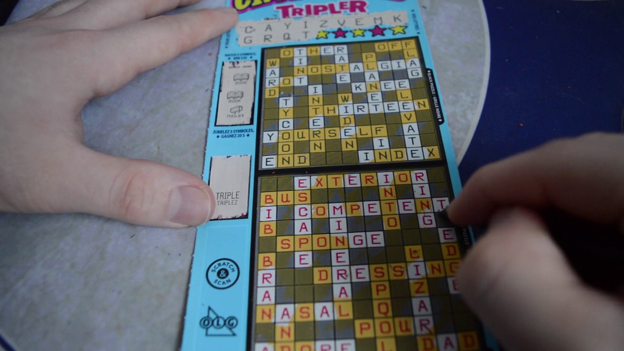 Crossword Tripler OLG - YouTube