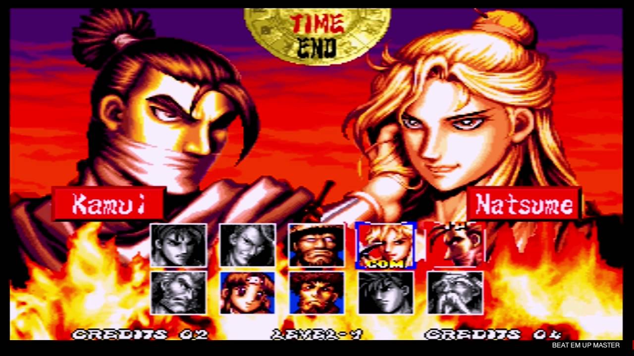 Ninja Masters Kamui Arcade Neo Geo X Gameplay - YouTube