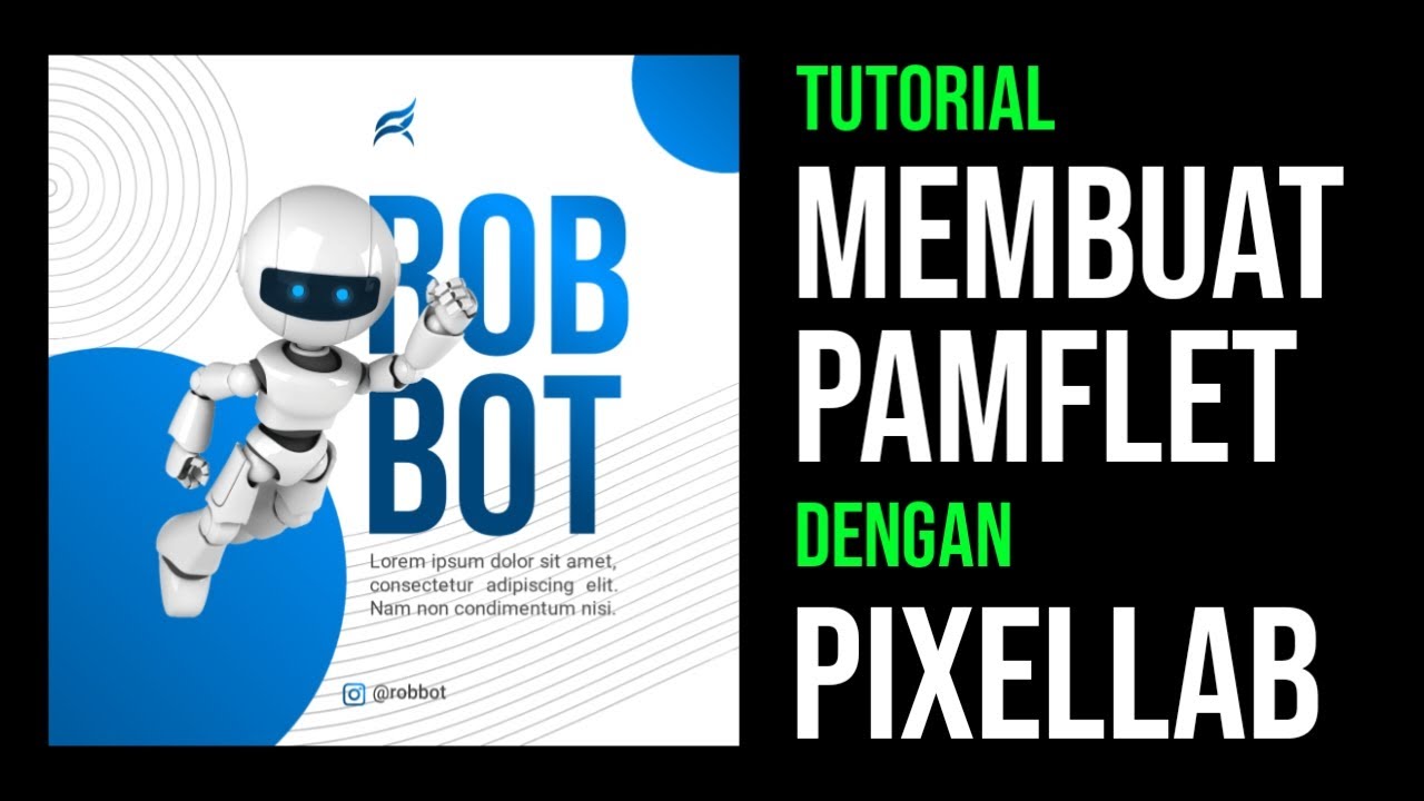 Tutorial PixeLab Membuat Poster atau Pamflet untuk Media Sosial - YouTube