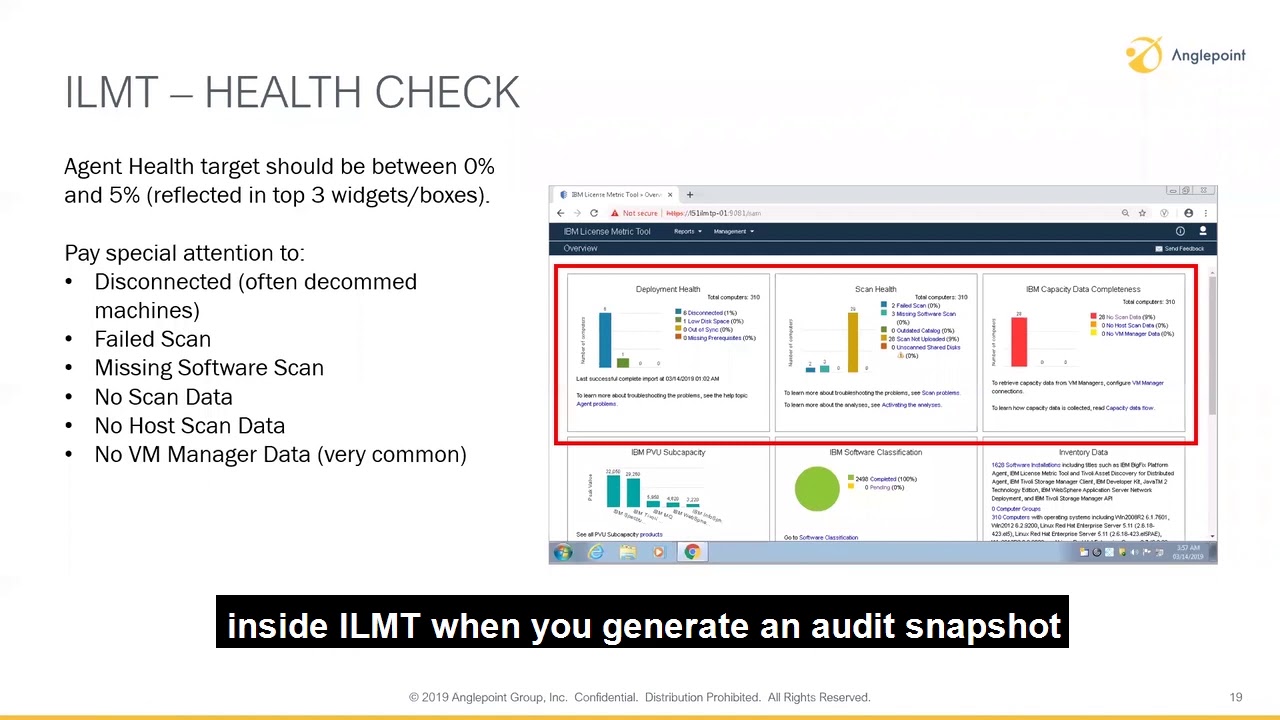 IBM License Metric Tool (ILMT) Health Check: Demo & Tutorial - YouTube