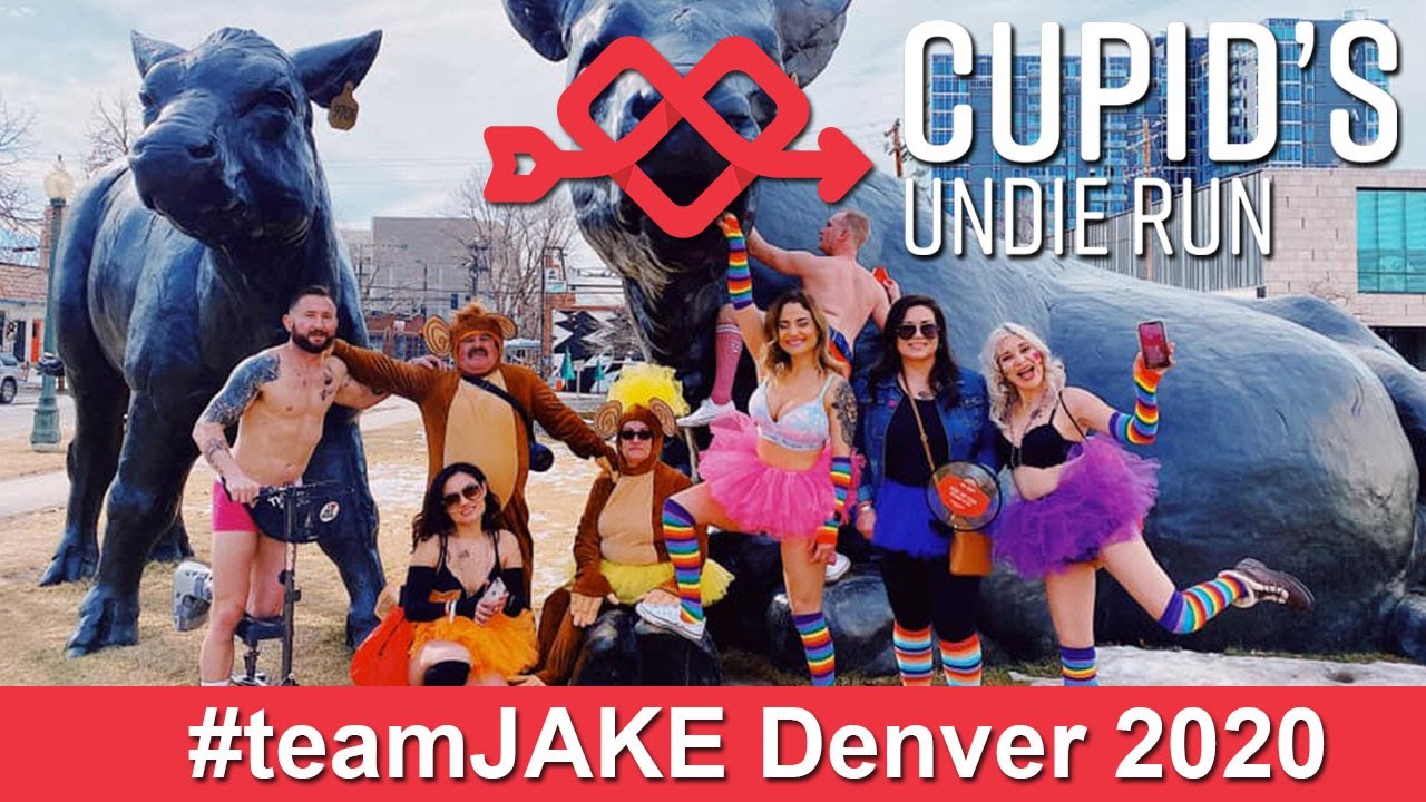 Cupids Undie Run Feb 2020 Denver - teamJAKE - YouTube