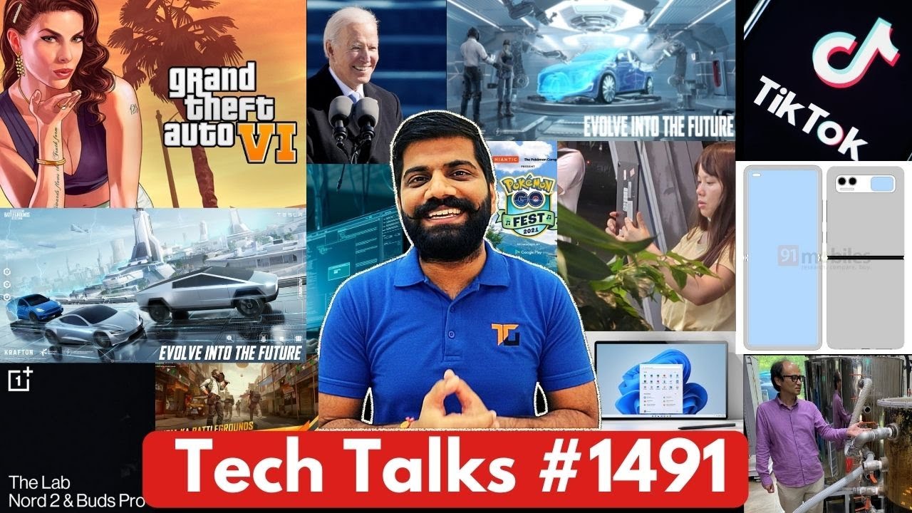 Tech Talks #1491 - BGMI Tesla Factory, GTA 6 Mobile, Realme Pad Leaks ...