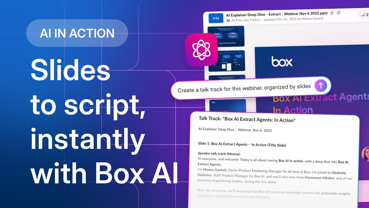 Instantly Create Talk Tracks from Your Slide Decks with Box AI - YouTube