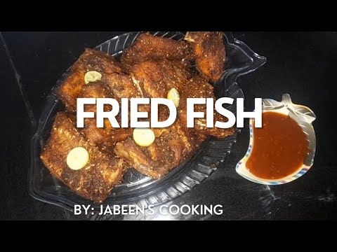 Fried fish! recipe by jabeen's cooking - YouTube