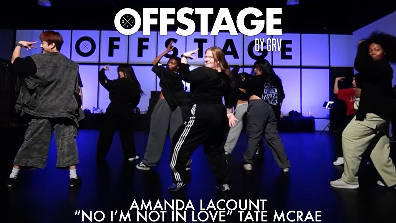 Amanda LaCount choreography to “No I'm not in love” by Tate McRae at ...