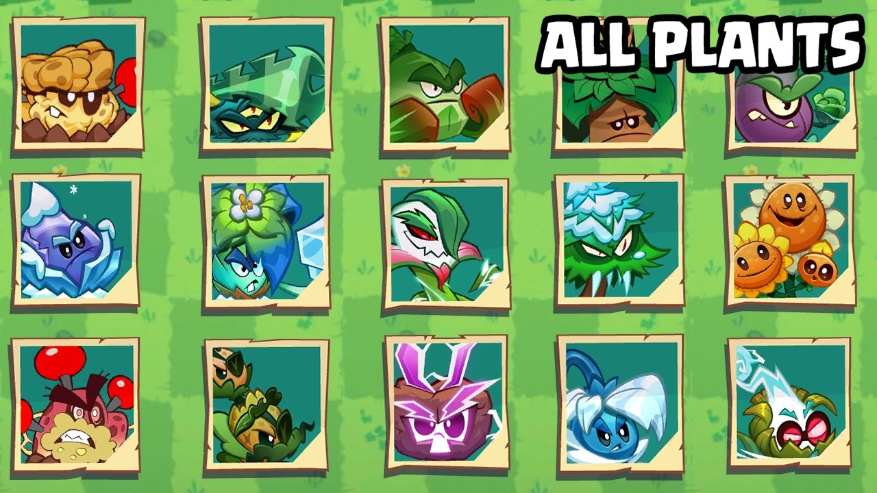 All Plants | Plants Vs Zombies 3 Evolved | PVZ 3 Evolved - YouTube