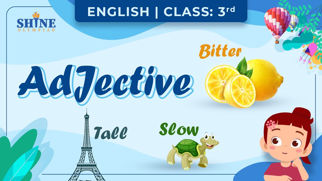 Adjective | Types of Adjectives | English Class 3 #adjective # ...