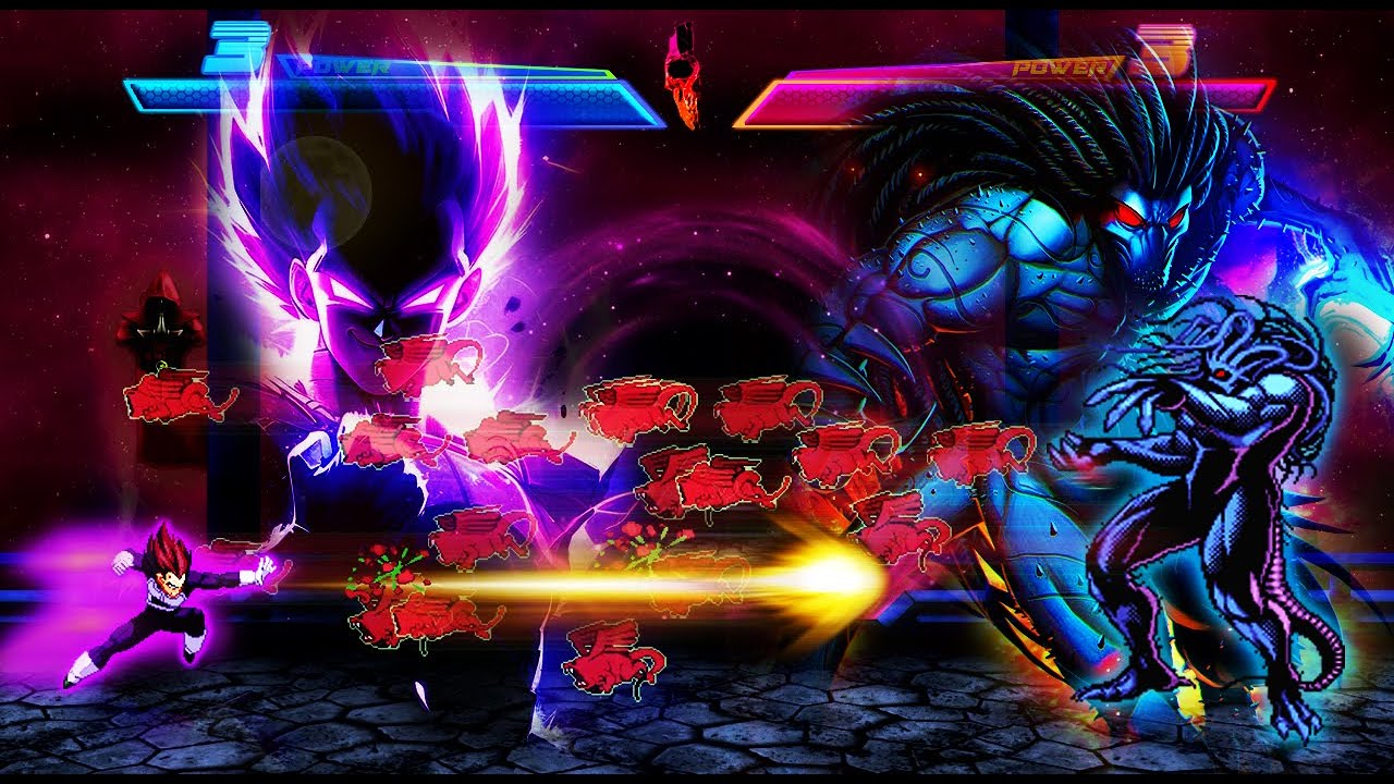 Vegeta Vs Blackheart Mugen Hyper Fight - Mugen 4K HD STAGE : Portal ...