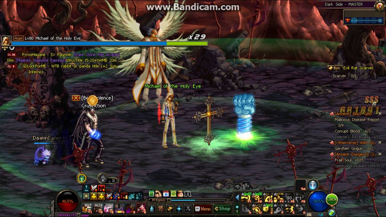 Dfo Monk Black Earth /Dark Side Masters Solo - YouTube