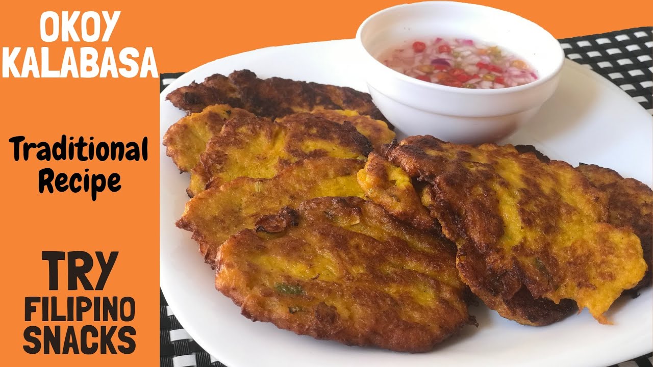 Okoy Recipe | Ukoy Kalabasa | Okoy Pinoy Recipe | Ukoy na kalabasa ...