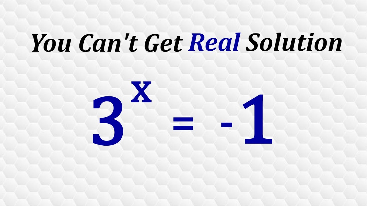 Solving 3 x 1 In A Complex Space YouTube