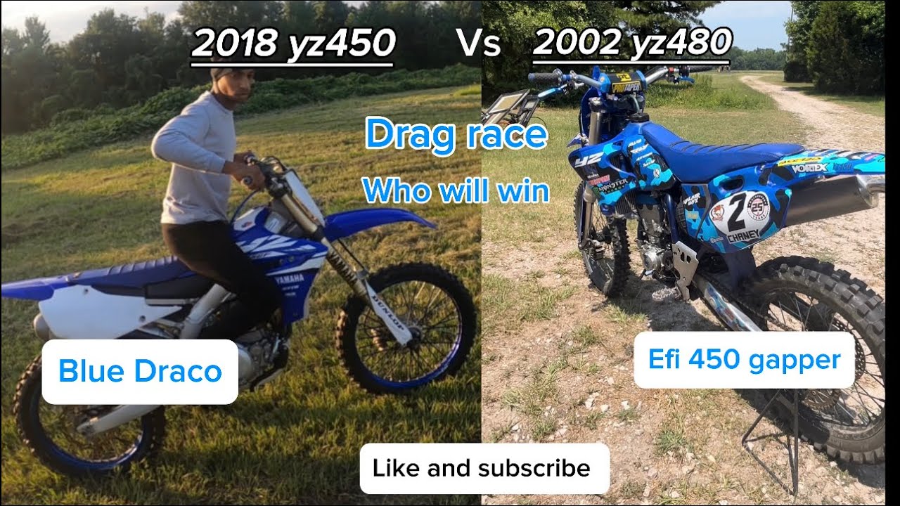 2002 yz480 vs 2018 yz450(who will win) - YouTube