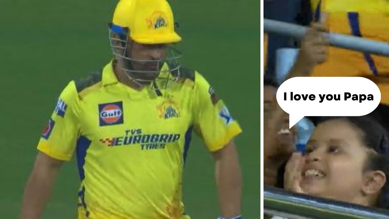 Ziya said he is my father| Ms Dhoni battling against Dc - YouTube