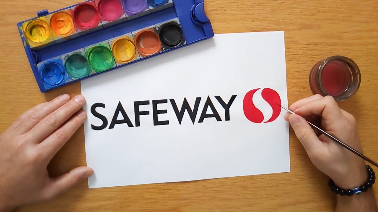 How to draw the SAFEWAY logo - YouTube