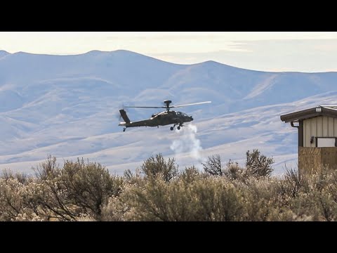 AH-64 M230 Chain Gun Firing - YouTube