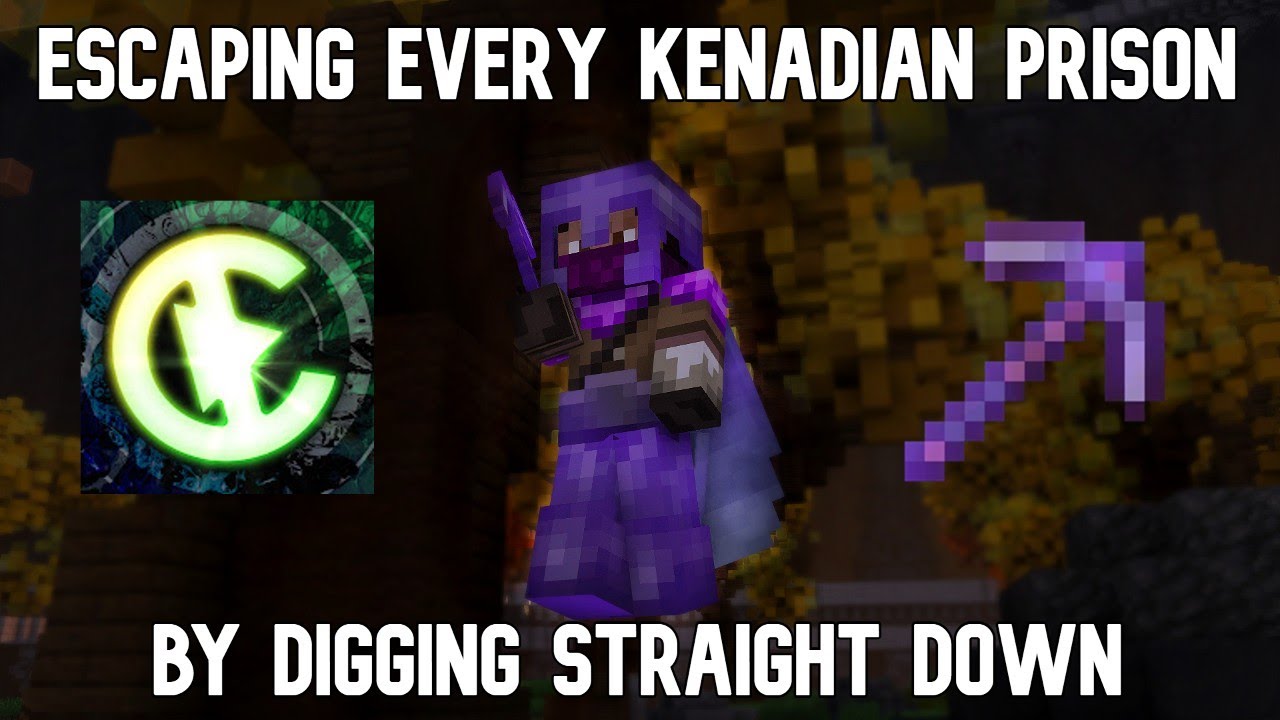 Escaping Every Kenadian Prison By Digging Straight Down - YouTube