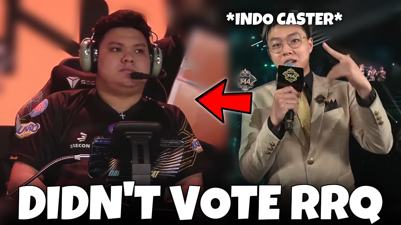 THIS INDO CASTER DIDN’T VOTE FOR RRQ HOSHI ON PURPOSE… 🤣 - YouTube