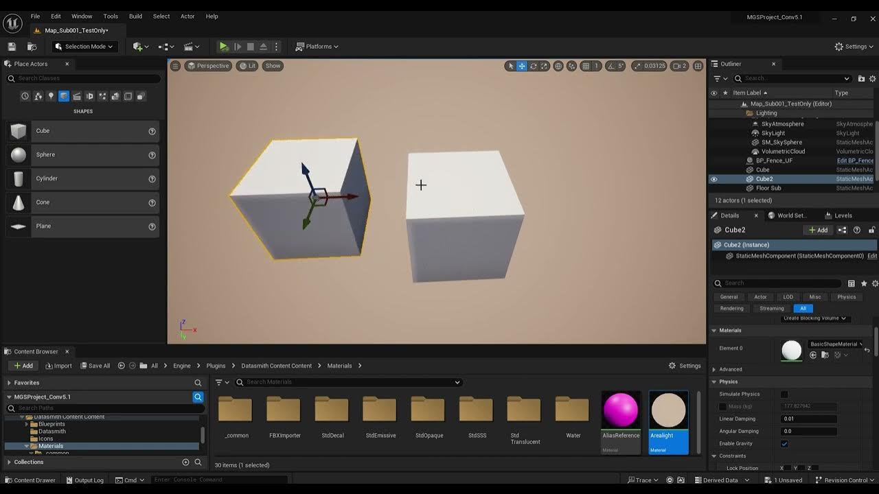 Unreal Engine Snap Hold V Enables snapping to objects (= Blue Dots) - YouTube