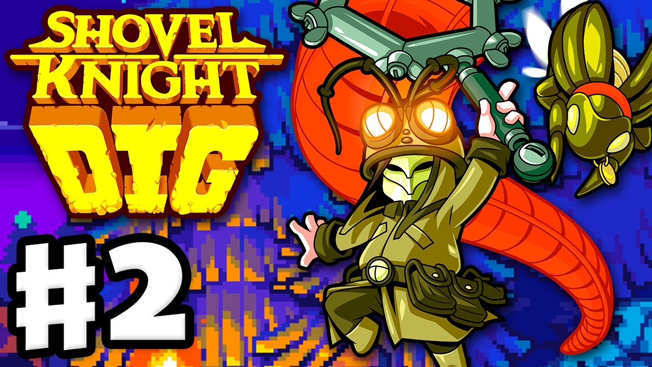 Shovel Knight Dig - Gameplay Walkthrough Part 2 - Tinker Knight and ...