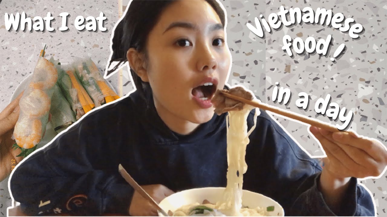 WHAT I EAT IN A DAY // REALISTIC VIETNAMESE FOOD - YouTube