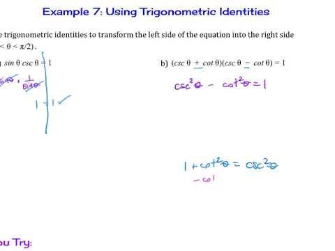 4.3 Day 3 Applying Trig Identities - YouTube