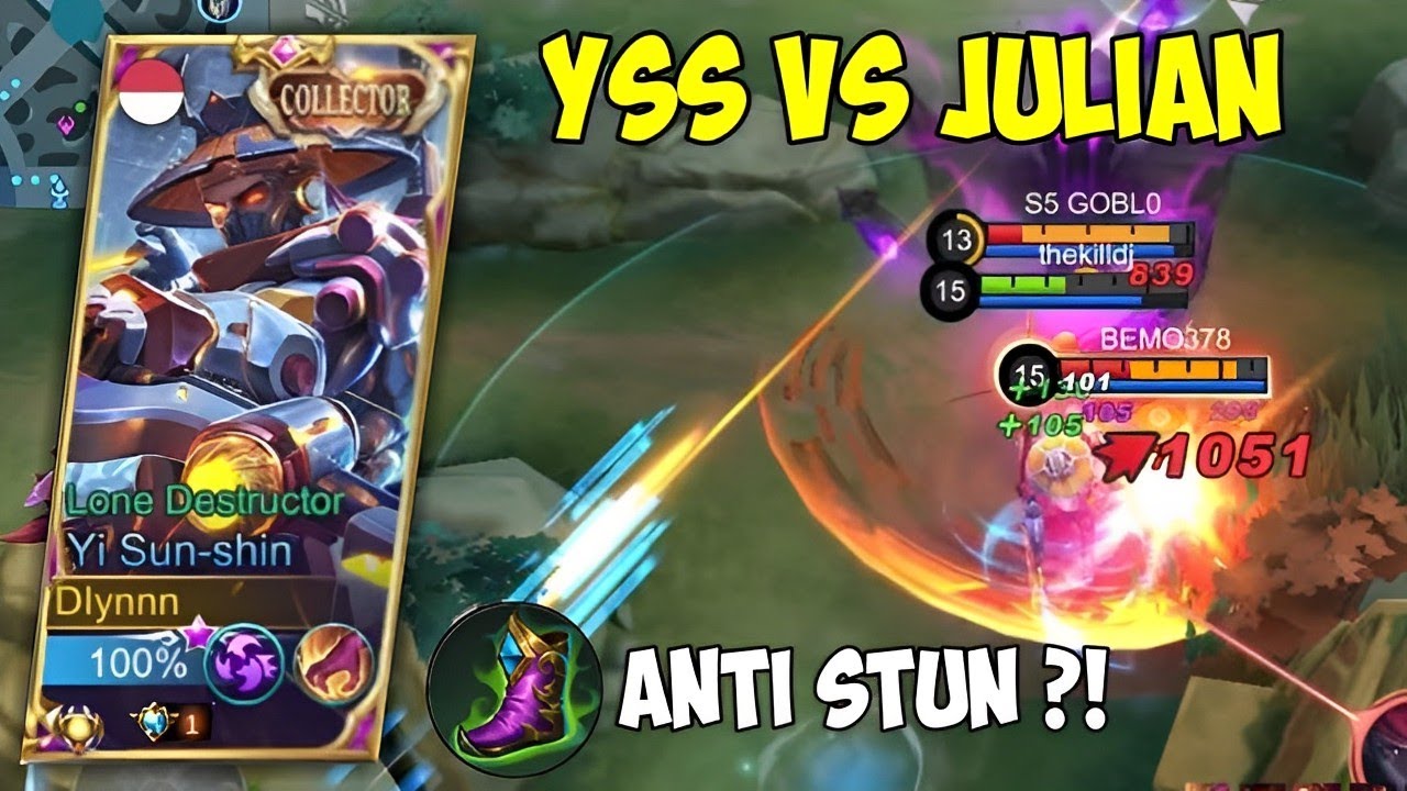 YSS VS PRO JULIAN!! | 6 MENIT JADI 2 ITEM WAR AXE & BOD | YSS Fast ...