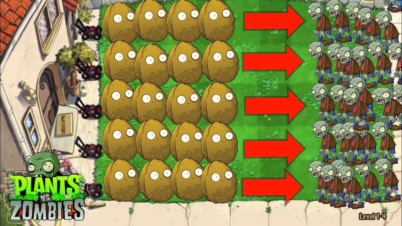 Crazy plants Vs zombies 💥 - YouTube