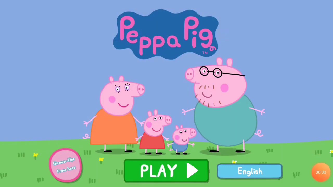 Peppa Pig Fun Games with family, parrot, friends, beach! - YouTube