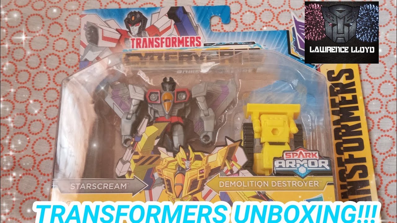 Unboxing The Transformers Cyberverse Starscream/w The Demolition Armor ...