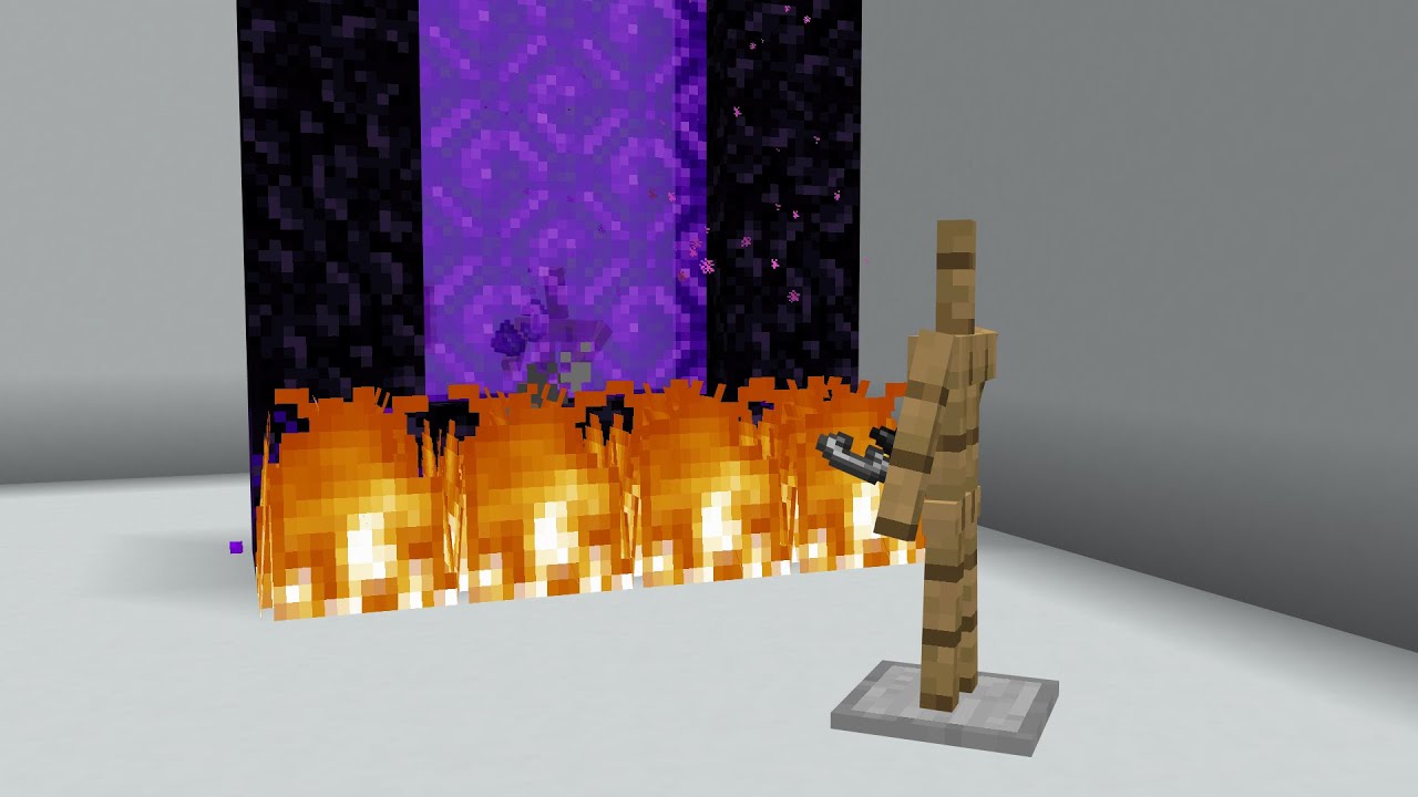 #96 Cómo hacer un portal al inframundo, nether, infierno, hades, en ...