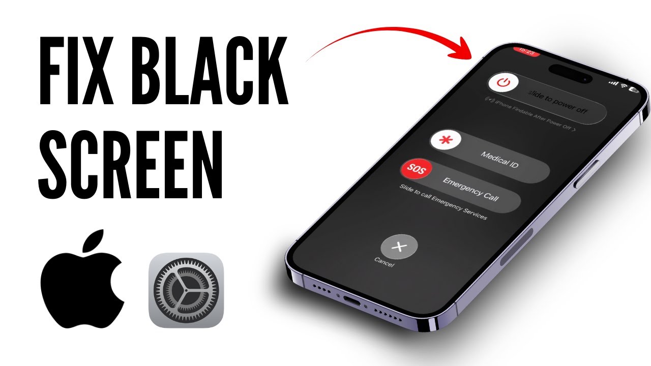 How To Fix iPhone Black Screen But Still Works 2025 | Easy Tutorial ...