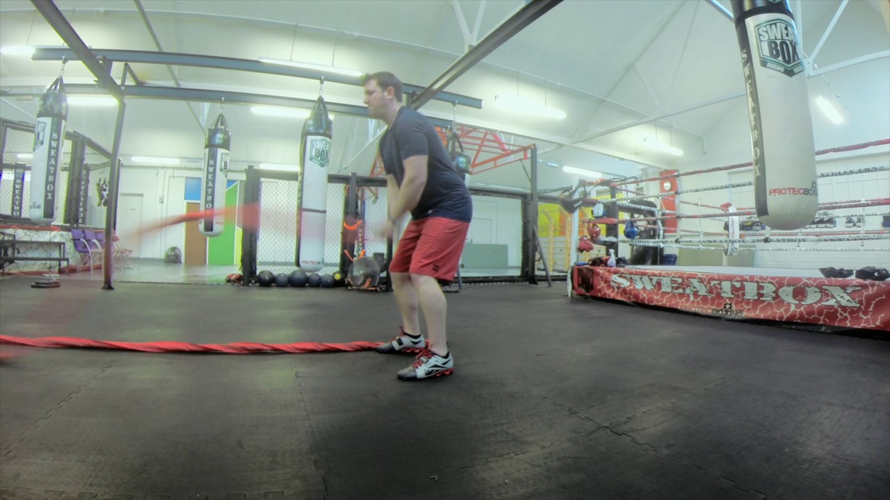 Battle Rope Single Waves - YouTube