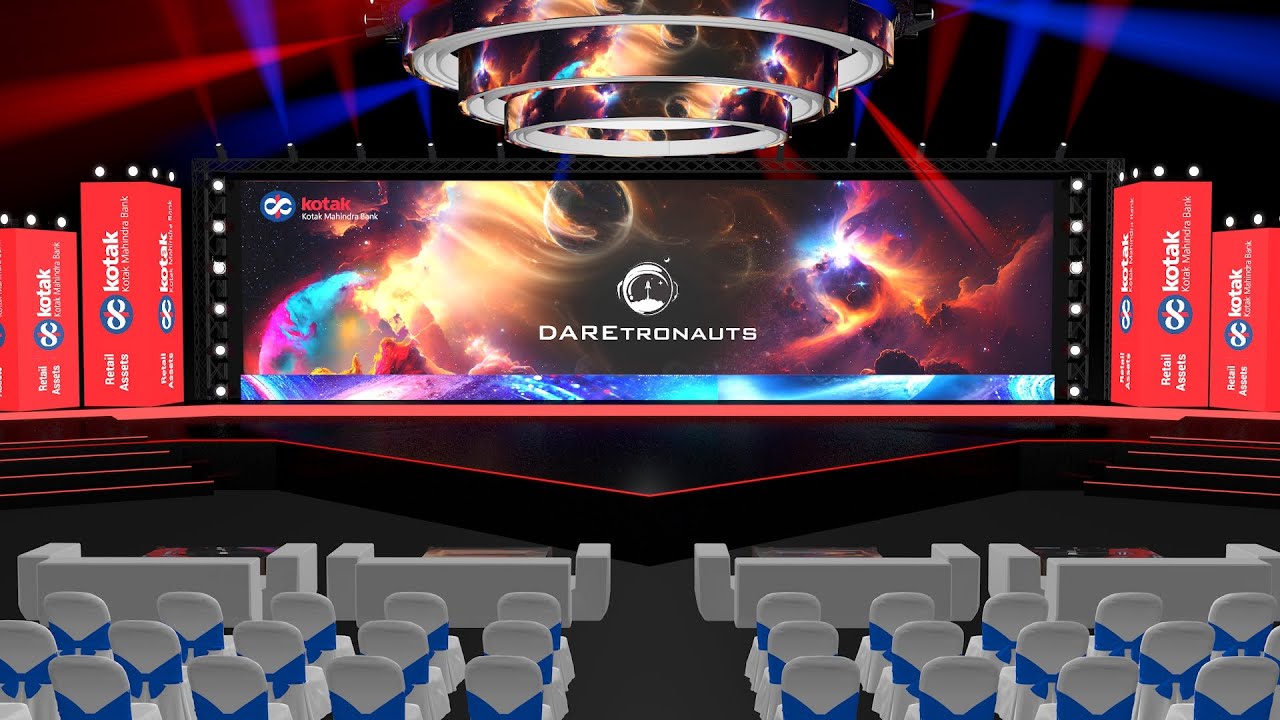 Stage Design For Kotak 360 Degree VR Concept 4K | Cinema 4D | After ...