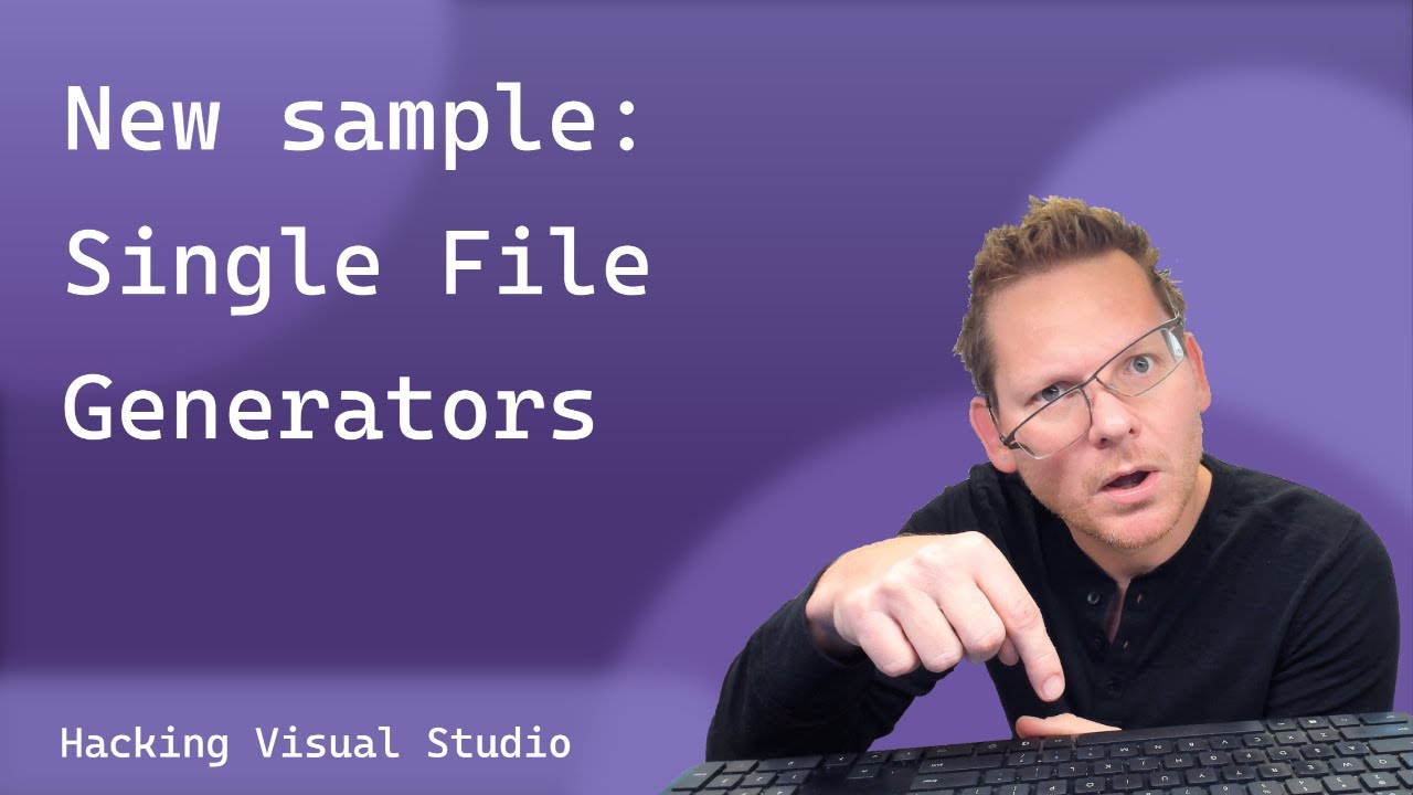 Hacking Visual Studio - Single File Generators - YouTube