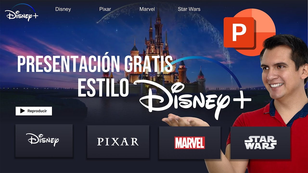 🐭 DISNEY PLUS en PowerPoint Impactante y dinámica!! descárgala! - YouTube