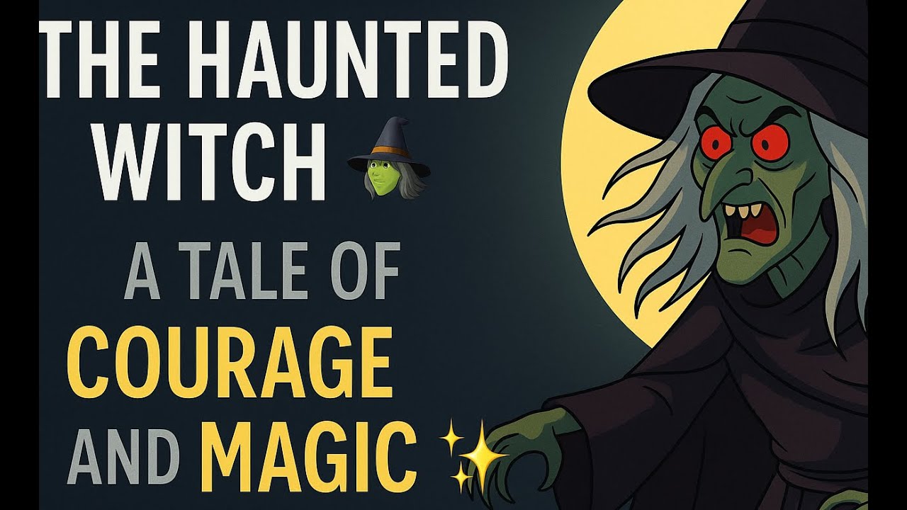 The Haunted Witch 🧙‍♀️🌑 | A Tale of Courage and Magic - YouTube