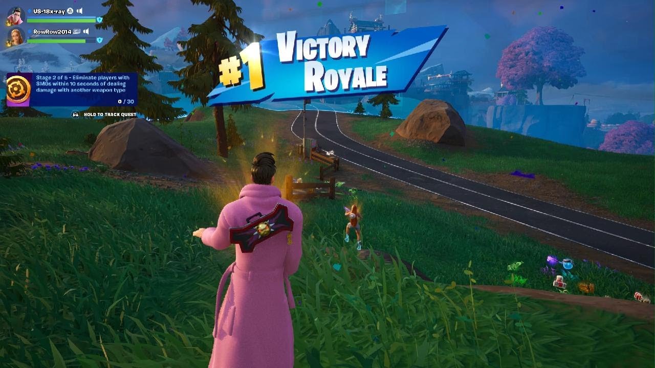 Fortnite Duo Victory Royale with my Row 10 yr old - YouTube